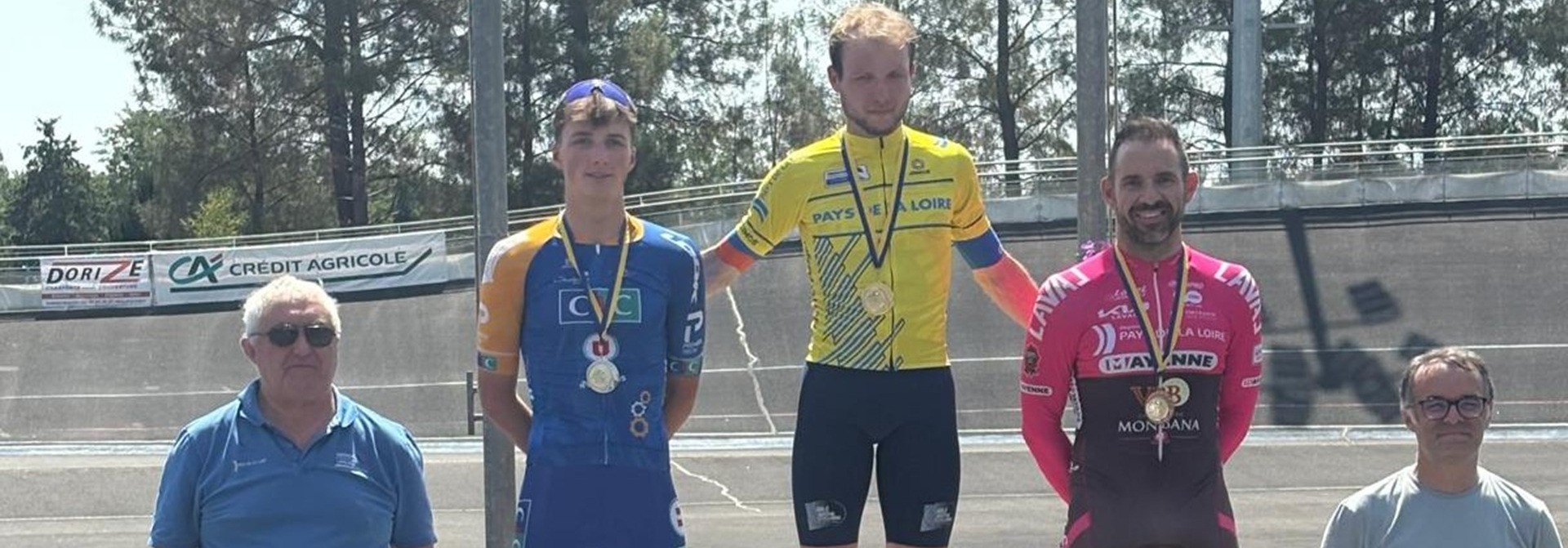Trois médailles au championnat régional piste du Mans - UCNA